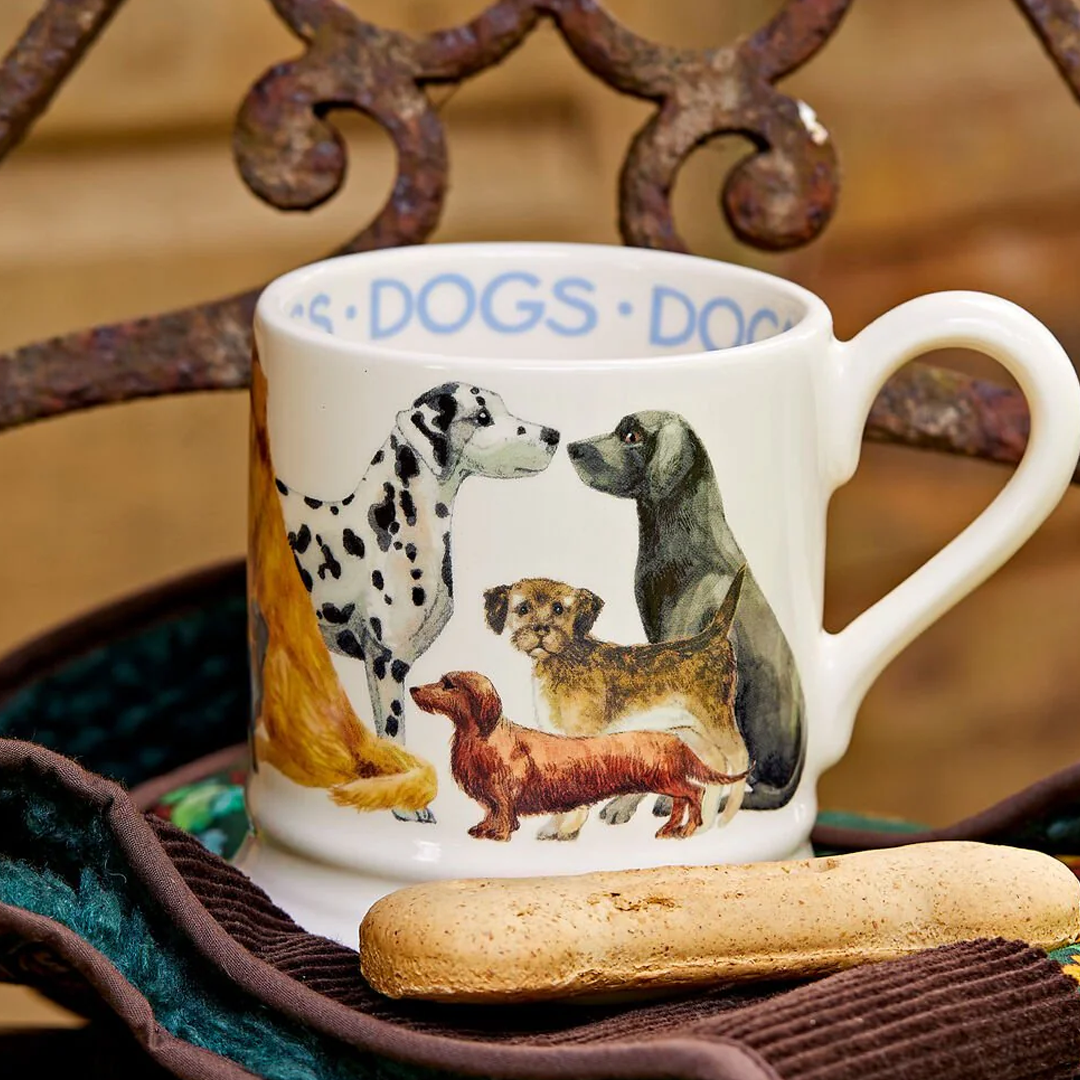 Emma Bridgewater Dogs All Over 1/2 Pint Mug - Beetham Nurseries