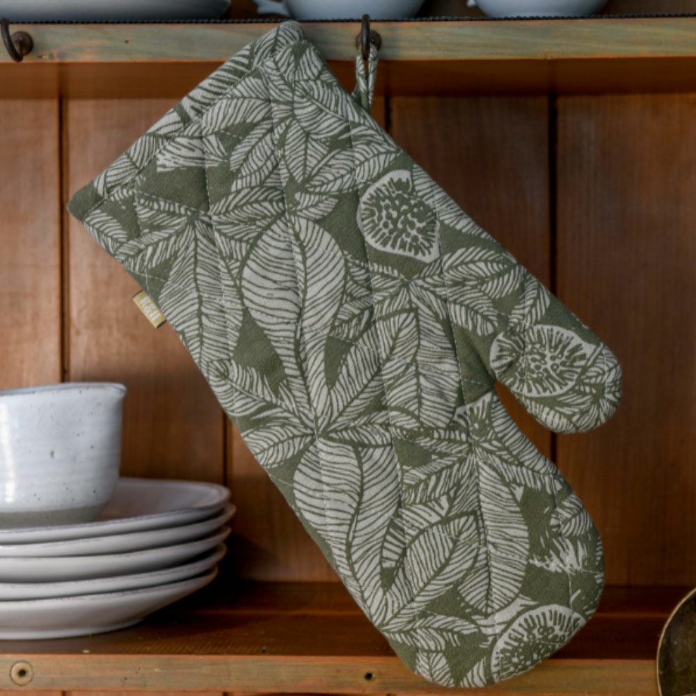 Fig Tree Burnt Olive Single Oven Glove - Beetham Nurseries
