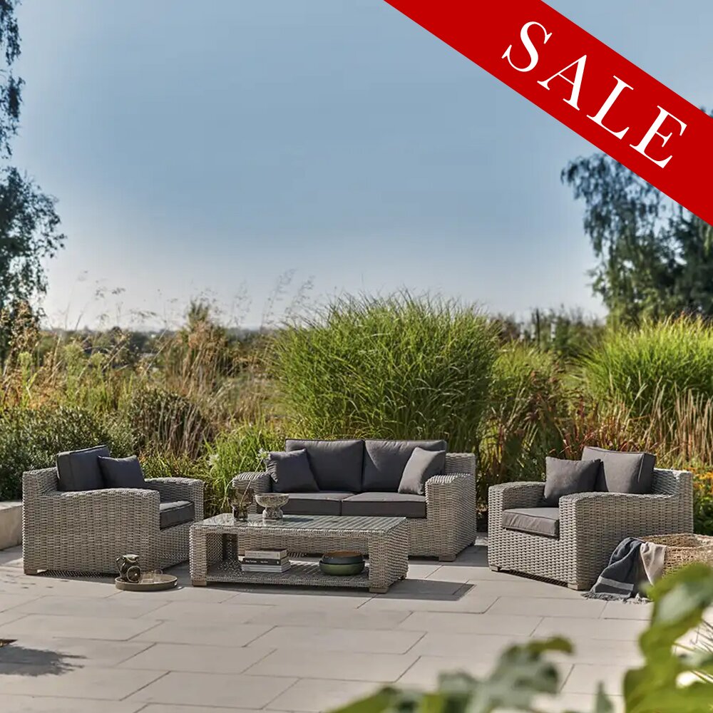 Kettler Palma White Wash Luxe Set - Beetham Nurseries