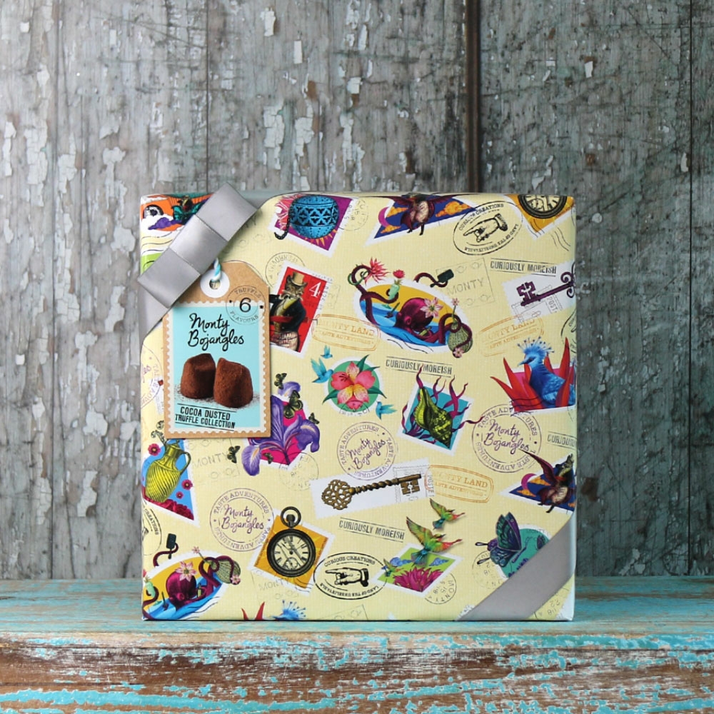 Monty Bojangles Gift Wrapped Chocolate Truffle Gift Box - Beetham Nurseries