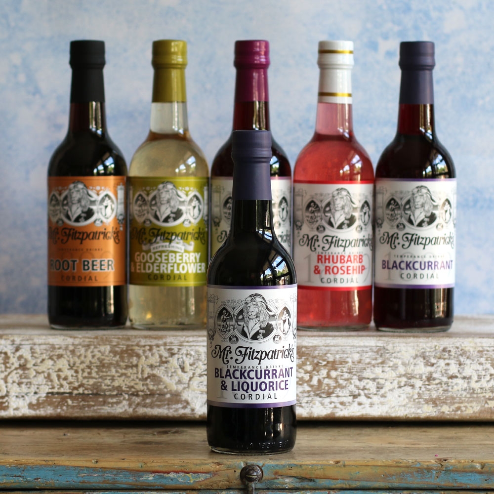 Mr Fitzpatrick's Blackcurrant & Liquorice Cordial - Beetham Nurseries