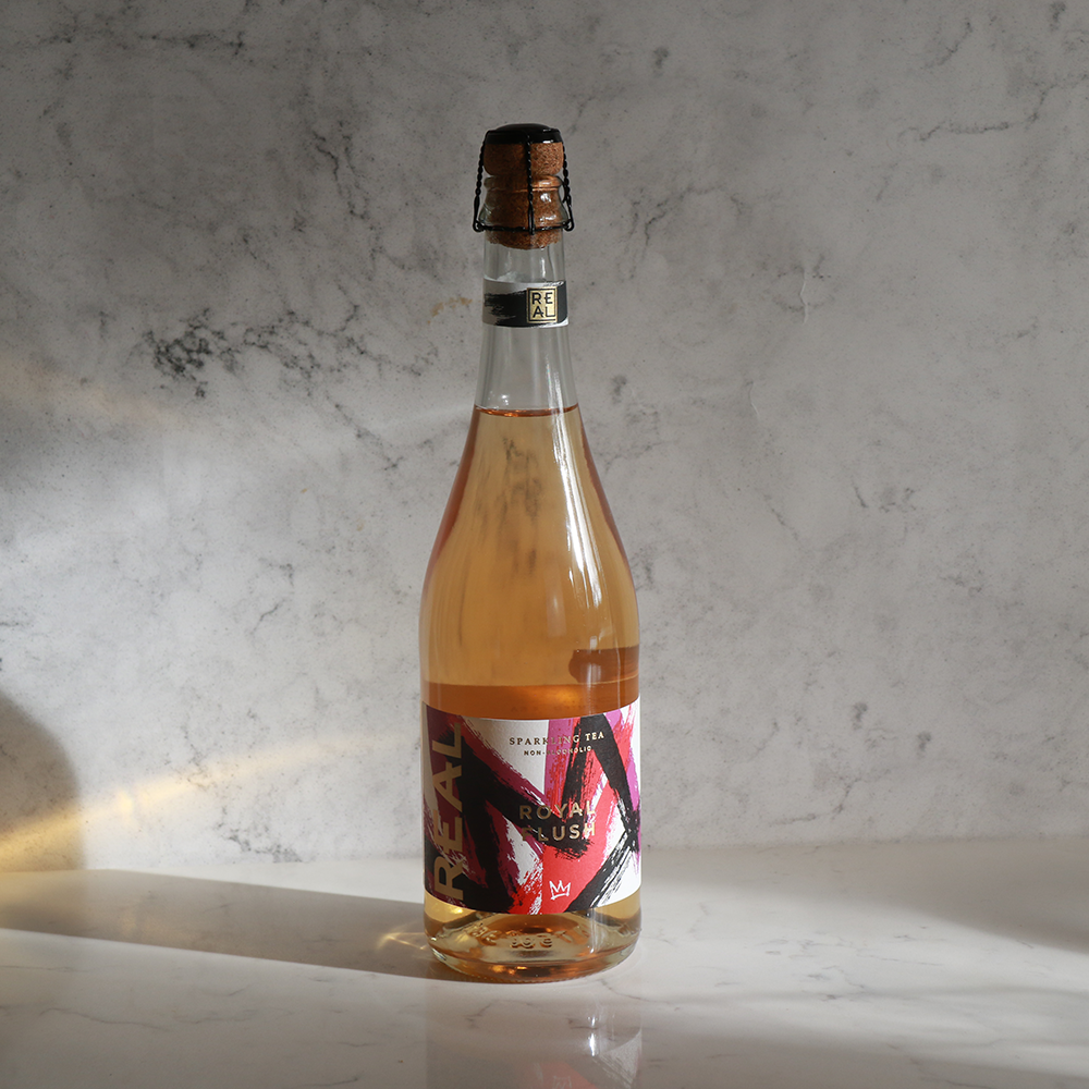 Real Drinks Royal Flush Sparkling Tea 750ml - Beetham Nurseries
