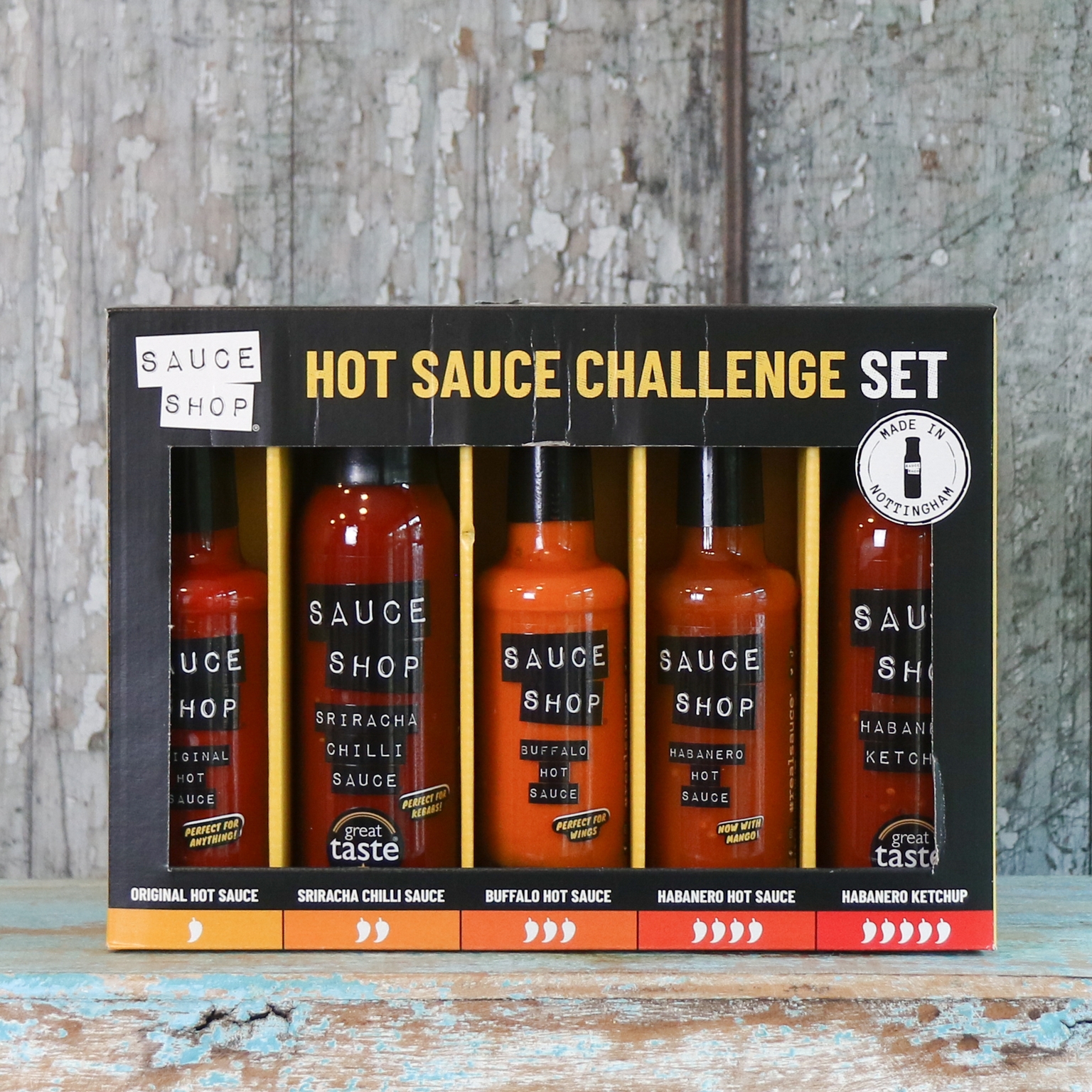 Sauce Shop Hot Sauce Challenge Set - Beetham Nurseries