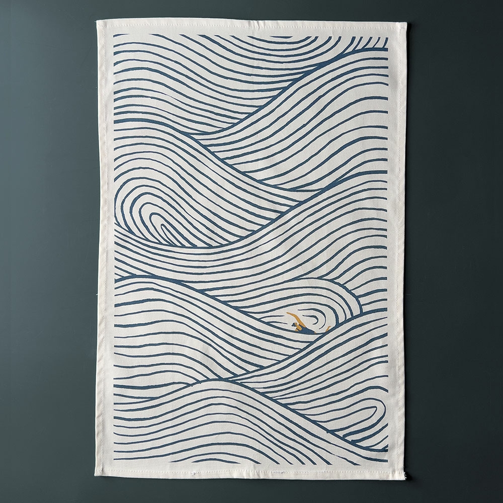 Swimming Tea Towel by Oldfield Design Co - Beetham Nurseries