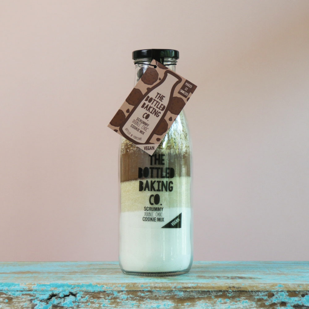 The Bottled Baking Co. Double Choc Chip Cookie (Vegan) Mix in a Bottle ...